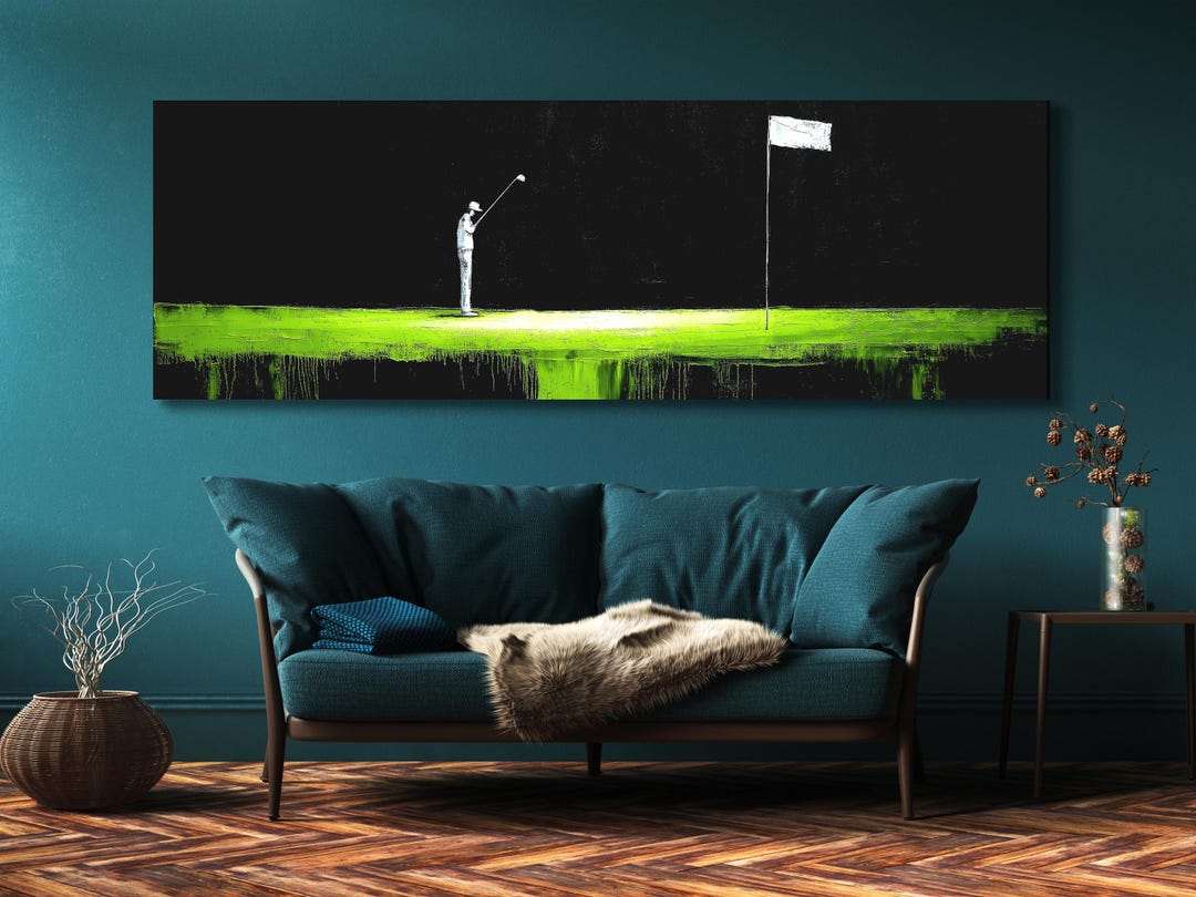 Golf Canvas Print, Golf Wall Art, Golf Artwork, Golf Painting, Golf ...
