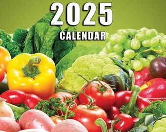 Sowing Calendar for Vegetables and Fruit A3, Printable Gardening ...
