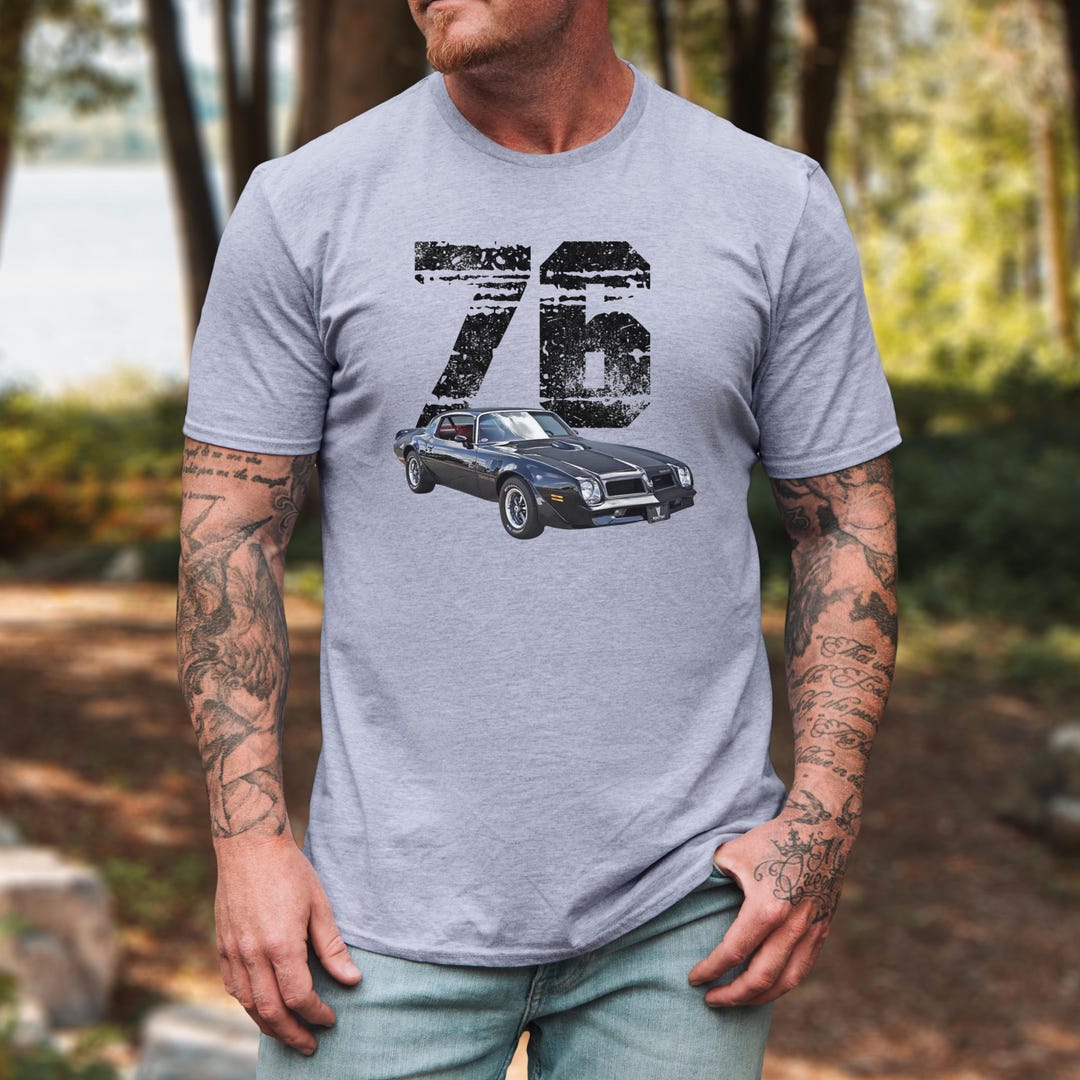 1976 Trans Am Muscle Car Shirt - Retro Pontiac Tee - Etsy