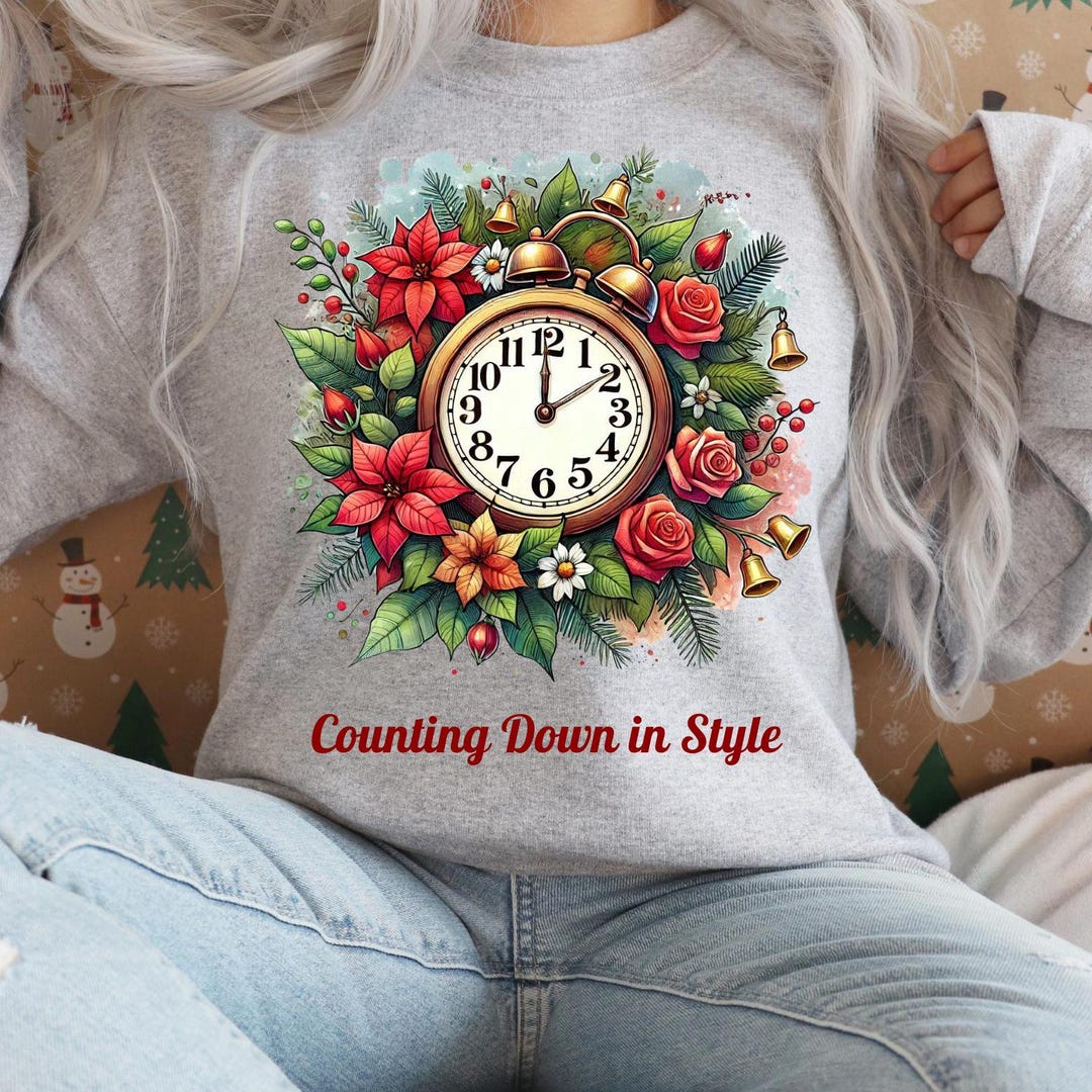 Stylish Countdown PNG Shirt Design for Event Anticipation and ...