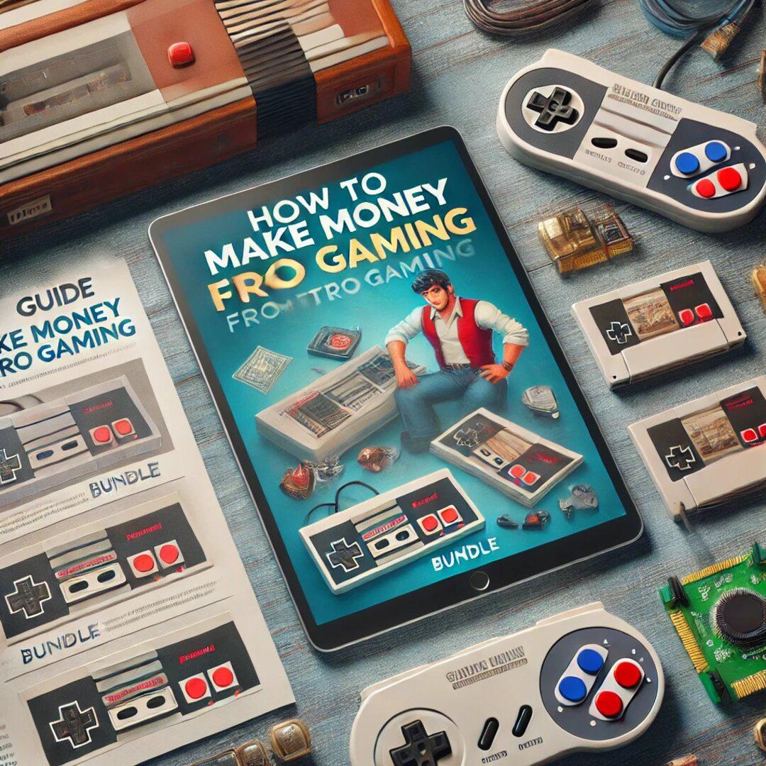 Guide How to Make Money From Gaming and Retro Gaming - Etsy