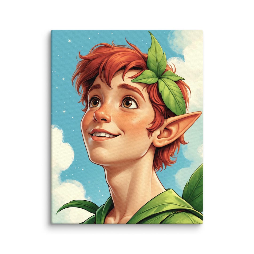 Peter Pan Canvas Print - Etsy