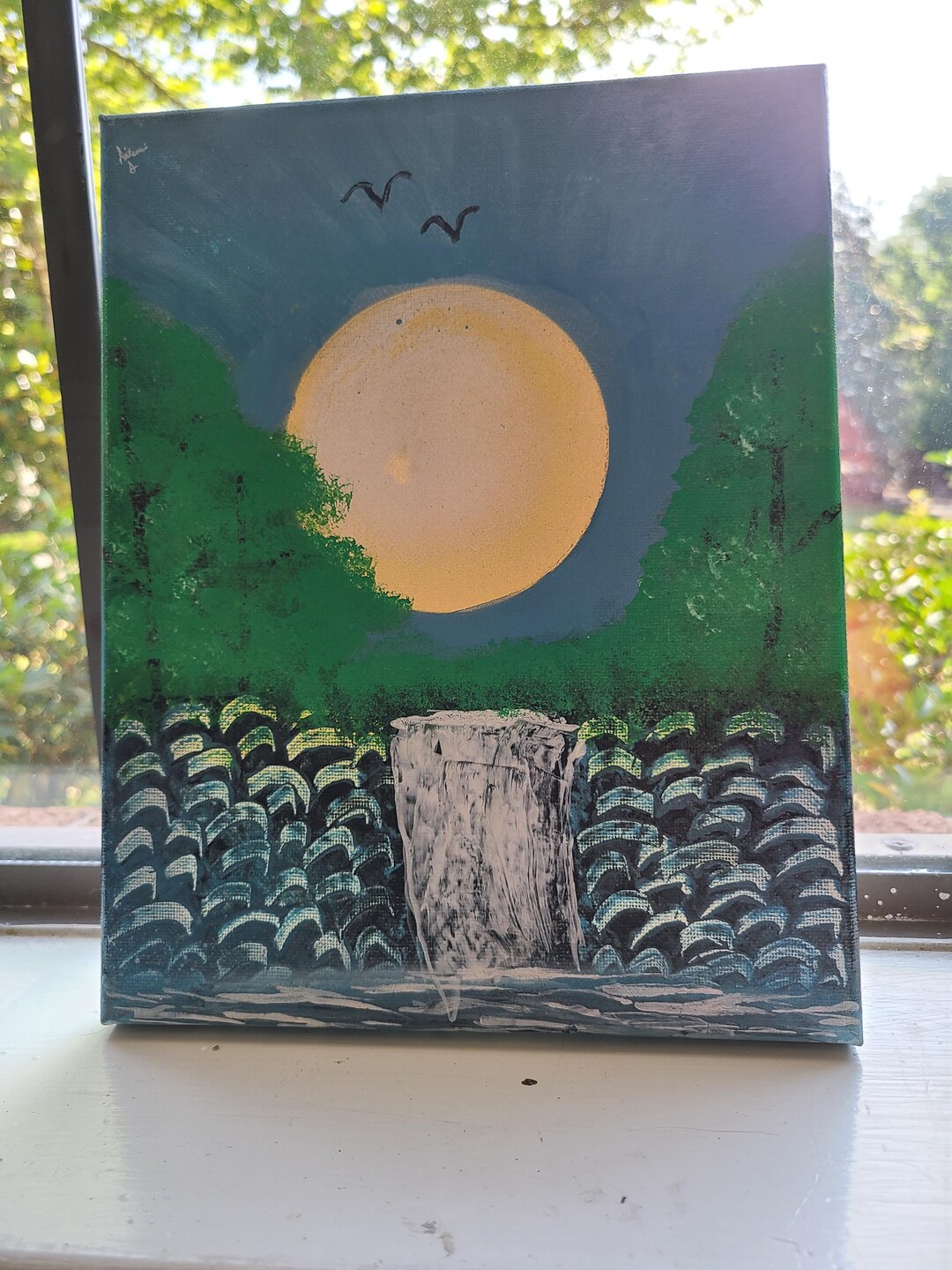 Nature- Spray Paint Art - Etsy