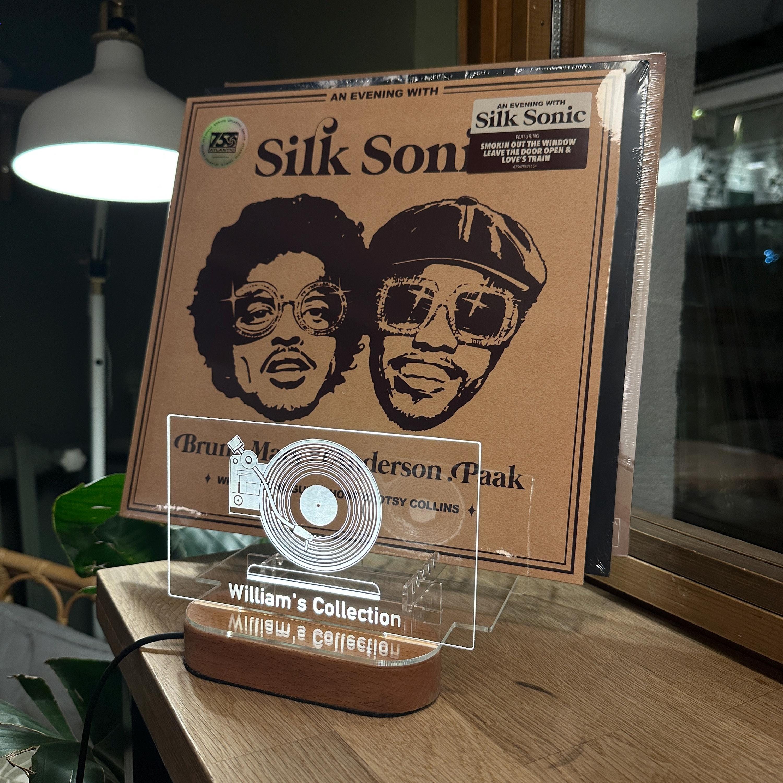 Personalized Now Playing Record Holder Stand-custom Now Spinning Vinyl ...