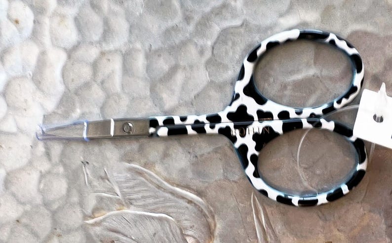 Elegant French Animal Print Embroidery Scissors, 3 3/4 Inches - Etsy