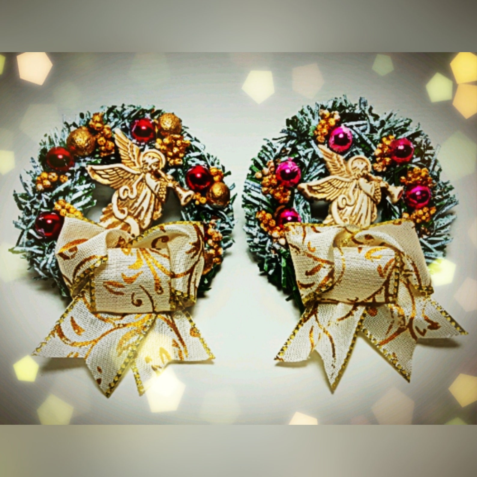 Miniature Wreaths 4 Pc Plain Mini Wreaths Mini Wreaths to - Etsy