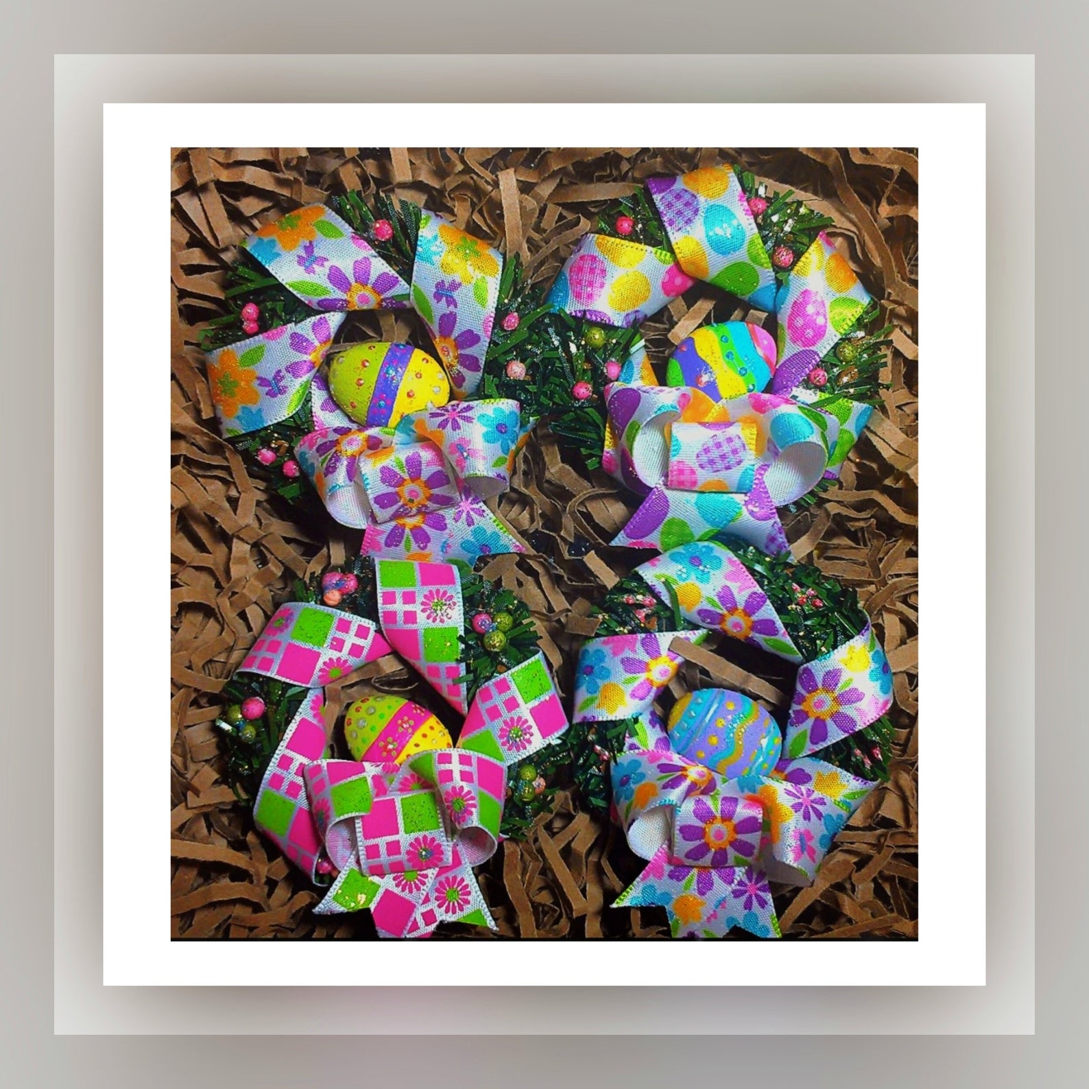 Miniature Wreaths 4 Pc Plain Mini Wreaths Mini Wreaths to - Etsy