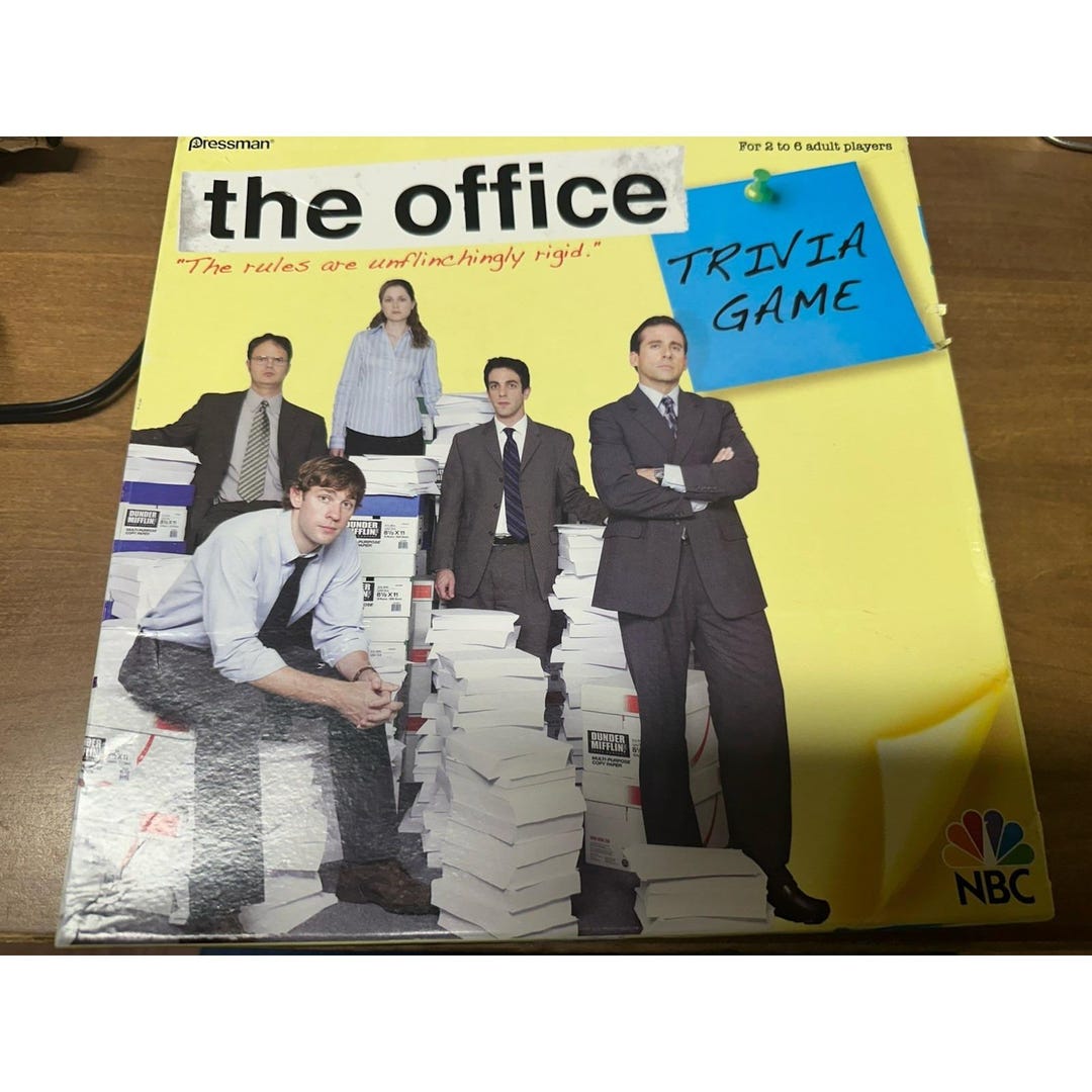 The Office Trivia Board Game NBC Pressman Factory Sealed - Etsy