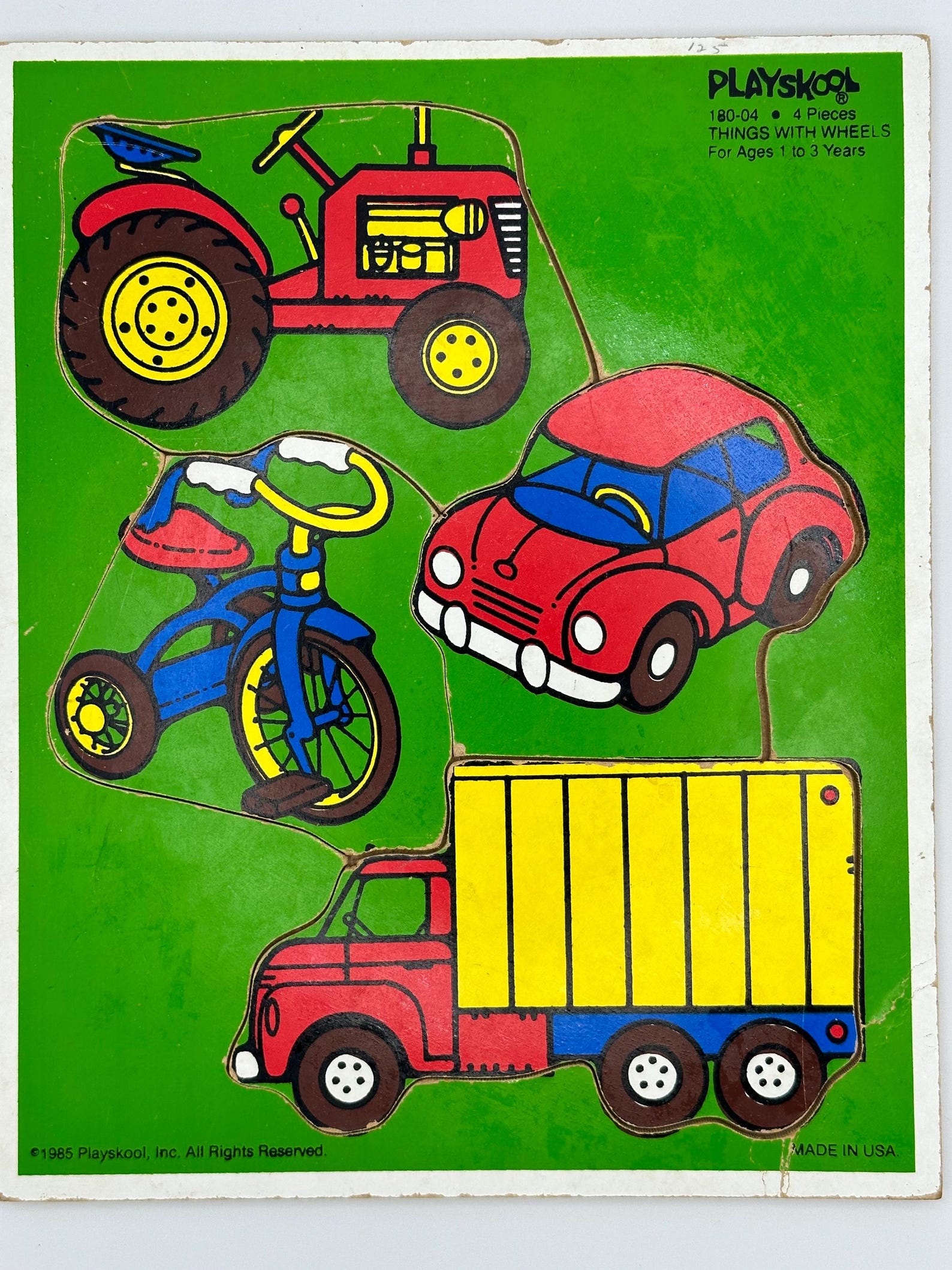 Vintage Playskool Things With Wheels. - Etsy