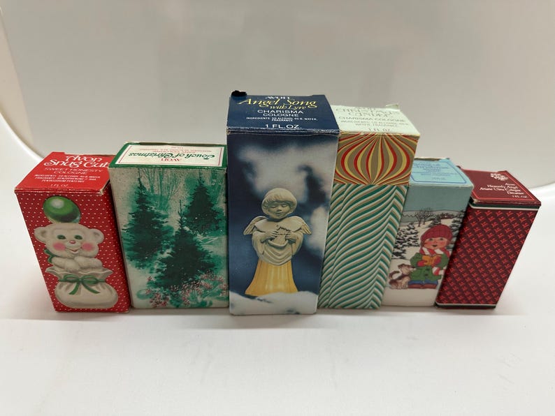 Vintage Avon Perfume Bottles. Tree, Snowman, Angel. - Etsy