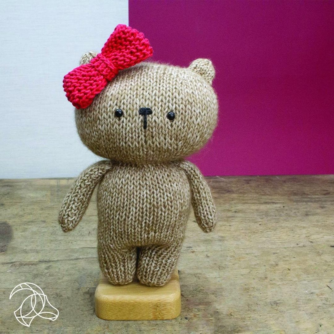 DIY Knitting Kit - Noël Bear - Etsy