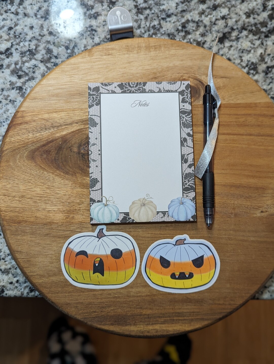 Corporate Witch Idea Stationary Set, Candy Corn Pumpkin Stickers, Pumpkin Notepad, Corporate ...