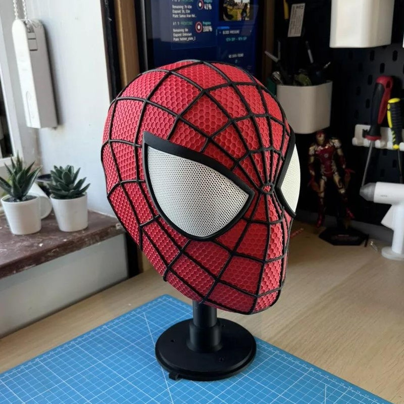 Spiderman Helmet Mask - Etsy