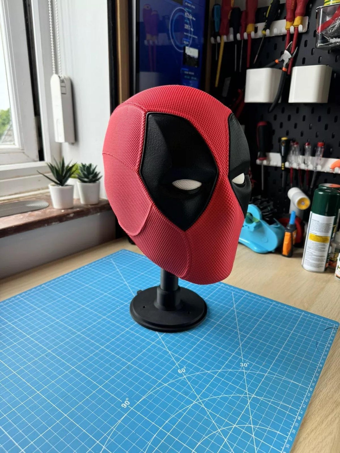 Deadpool Helmet Mask 3d Printed Magnetic Wearable Wolverine - Including ...