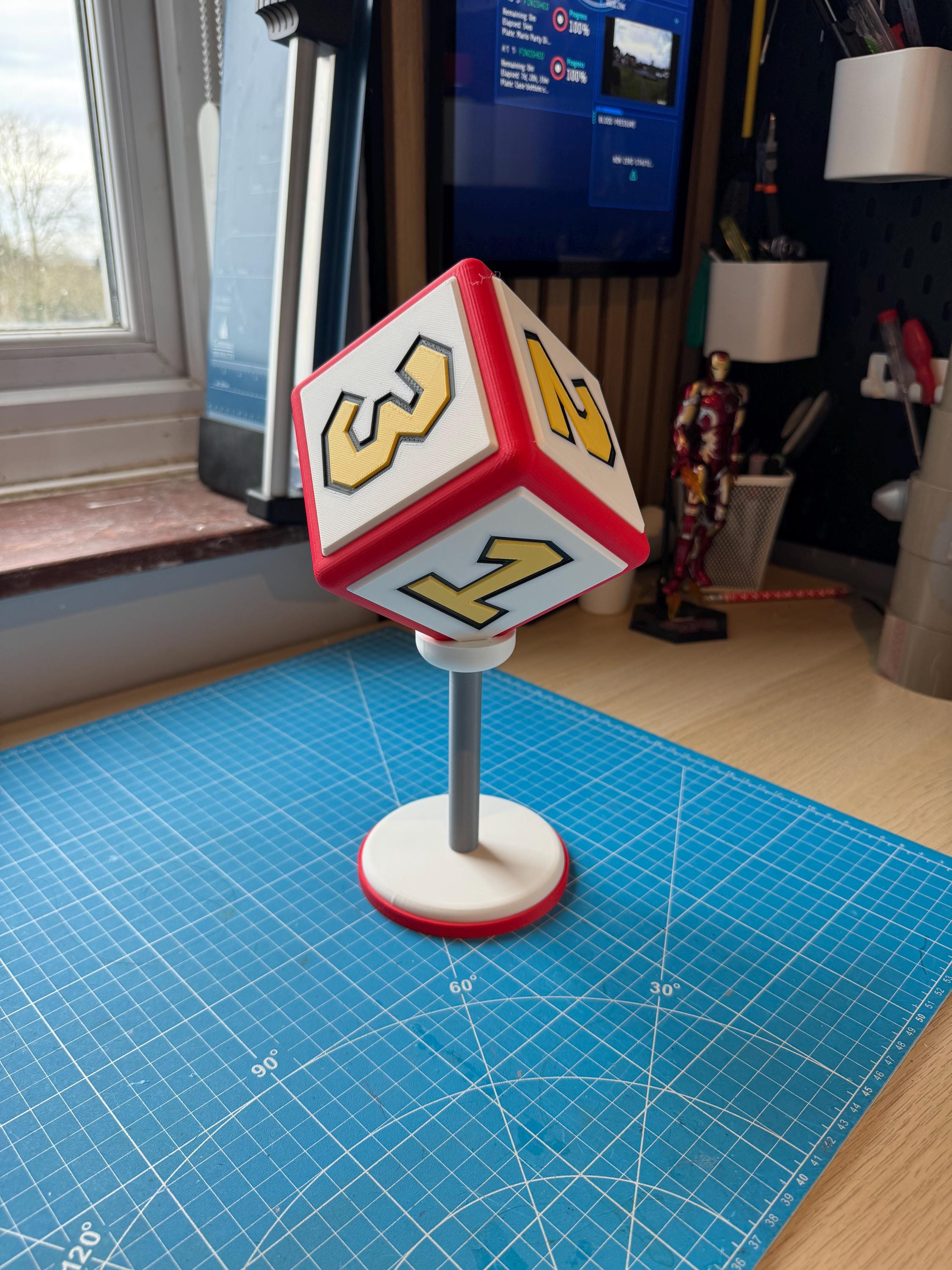 Digital Download - Large Mario Party Dice - With Stand 3D Print Files ...