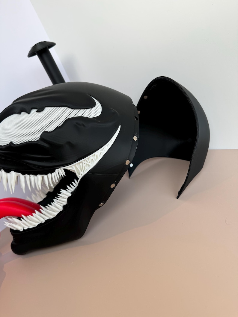 Venom Helmet Mask 3d Printed Magnetic Wearable Spiderman - Including ...