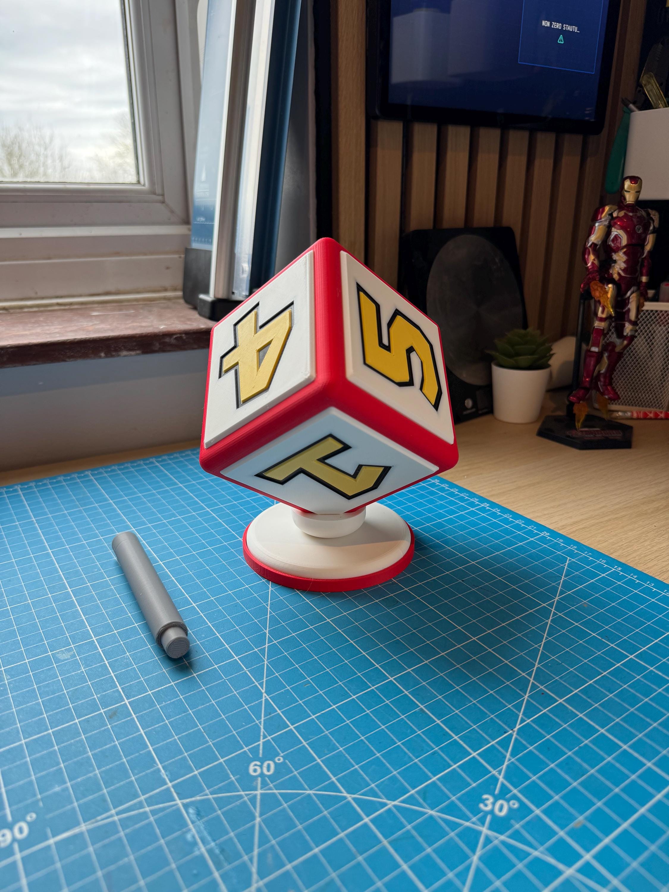 Digital Download - Large Mario Party Dice - With Stand 3D Print Files ...