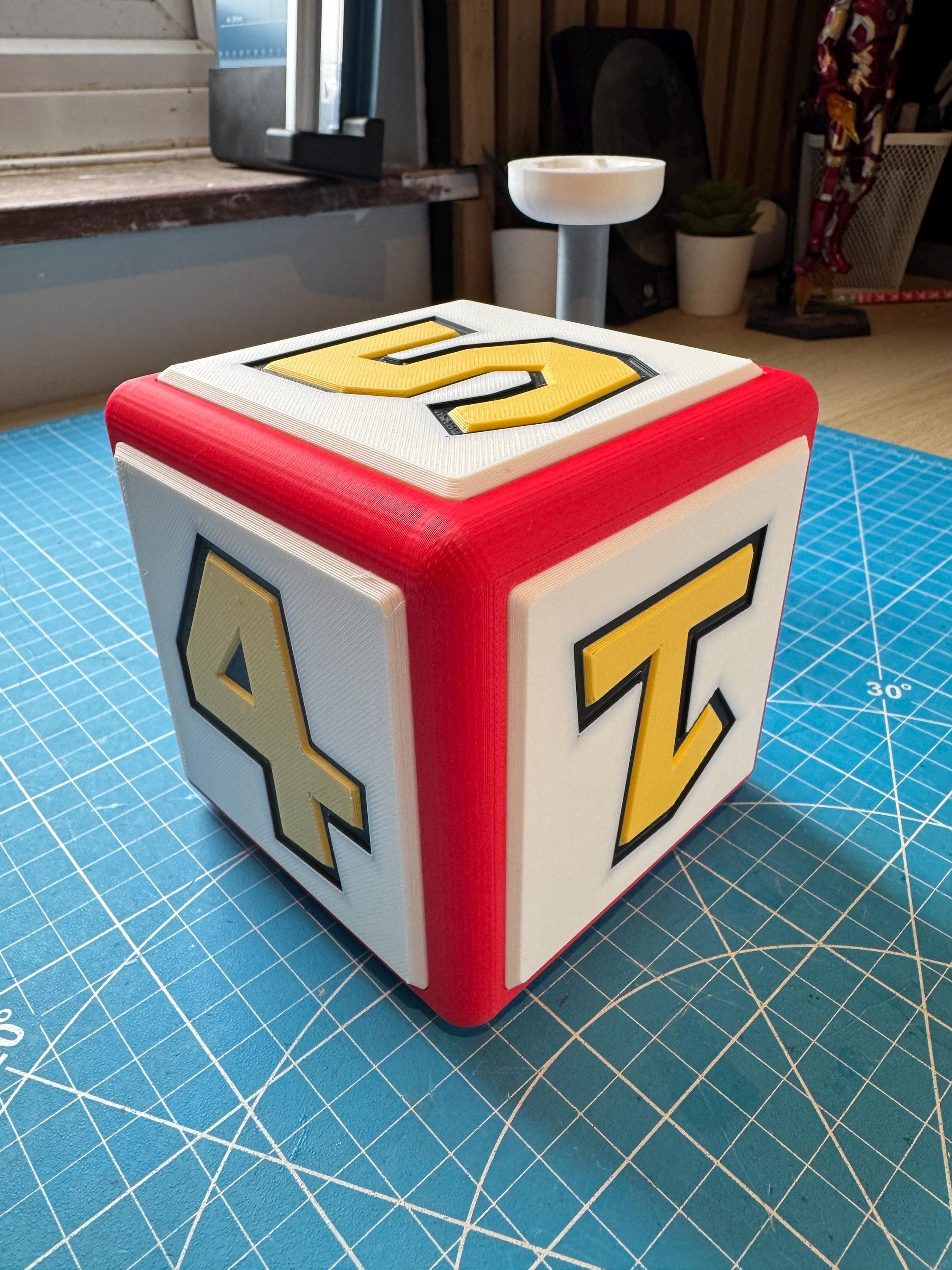 Digital Download - Large Mario Party Dice - With Stand 3D Print Files ...