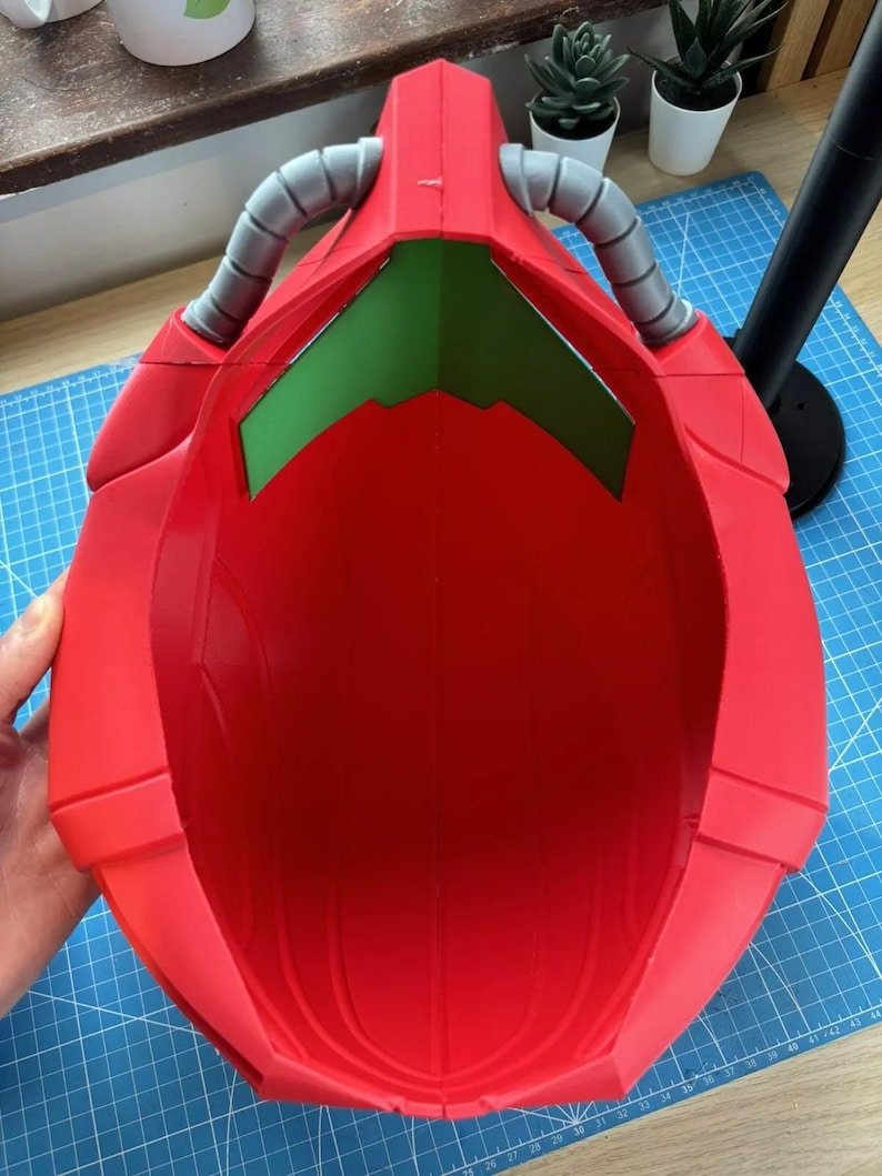 Samus Aran Metroid 3d Printed Helmet Mask With Stand - Etsy