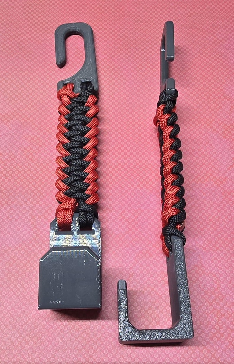 Paracord-wrapped Car Headrest Hooks (set of 2) | Durable 3D Printed ...