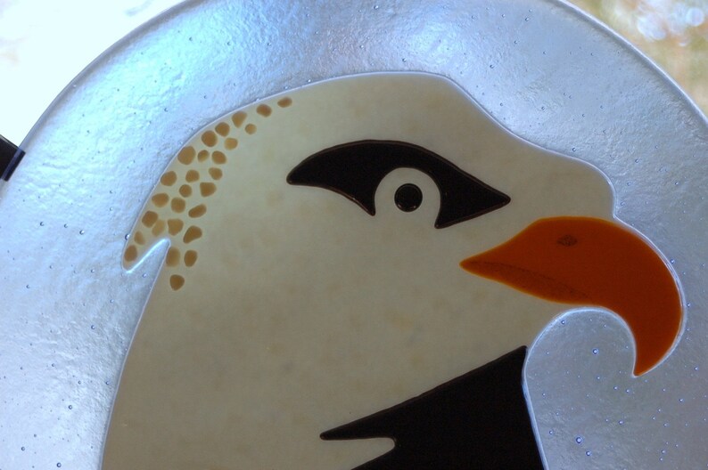 Stand Strong - Glass Eagle Disk- Air Force Blue - 10% Off - Etsy