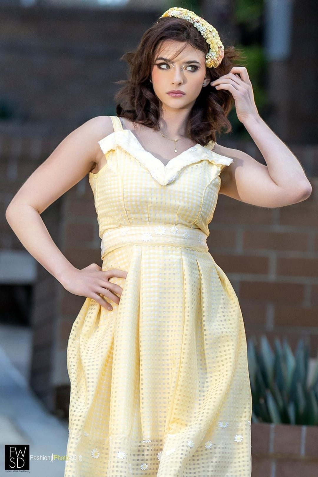 Yellow Daisy Sundress - Etsy