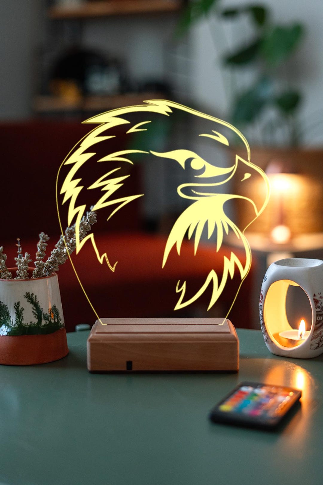 3D Eagle Lamp, Night Light, Custom ,birthday Gift for Kids, Child ...