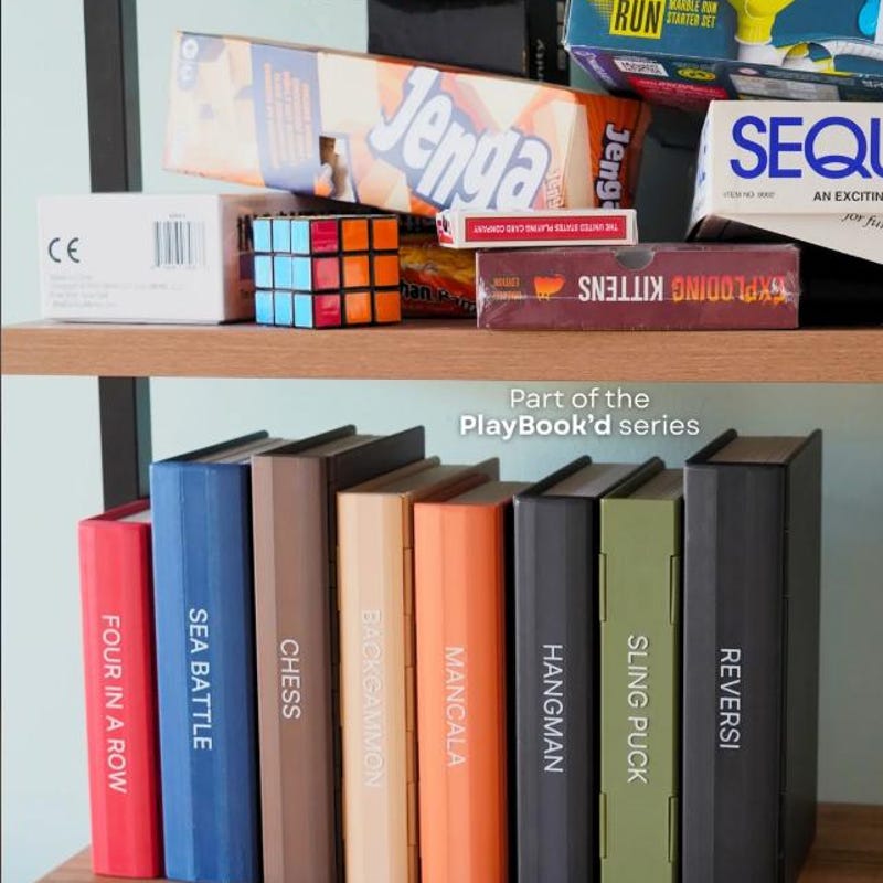 3d Printed Book Board Games - Etsy