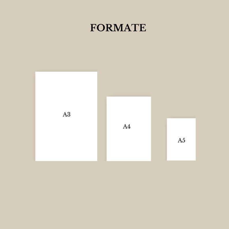 Printable 2027 Calendar (german) – Minimalist Monthly Calendar A3 A4 A5 ...