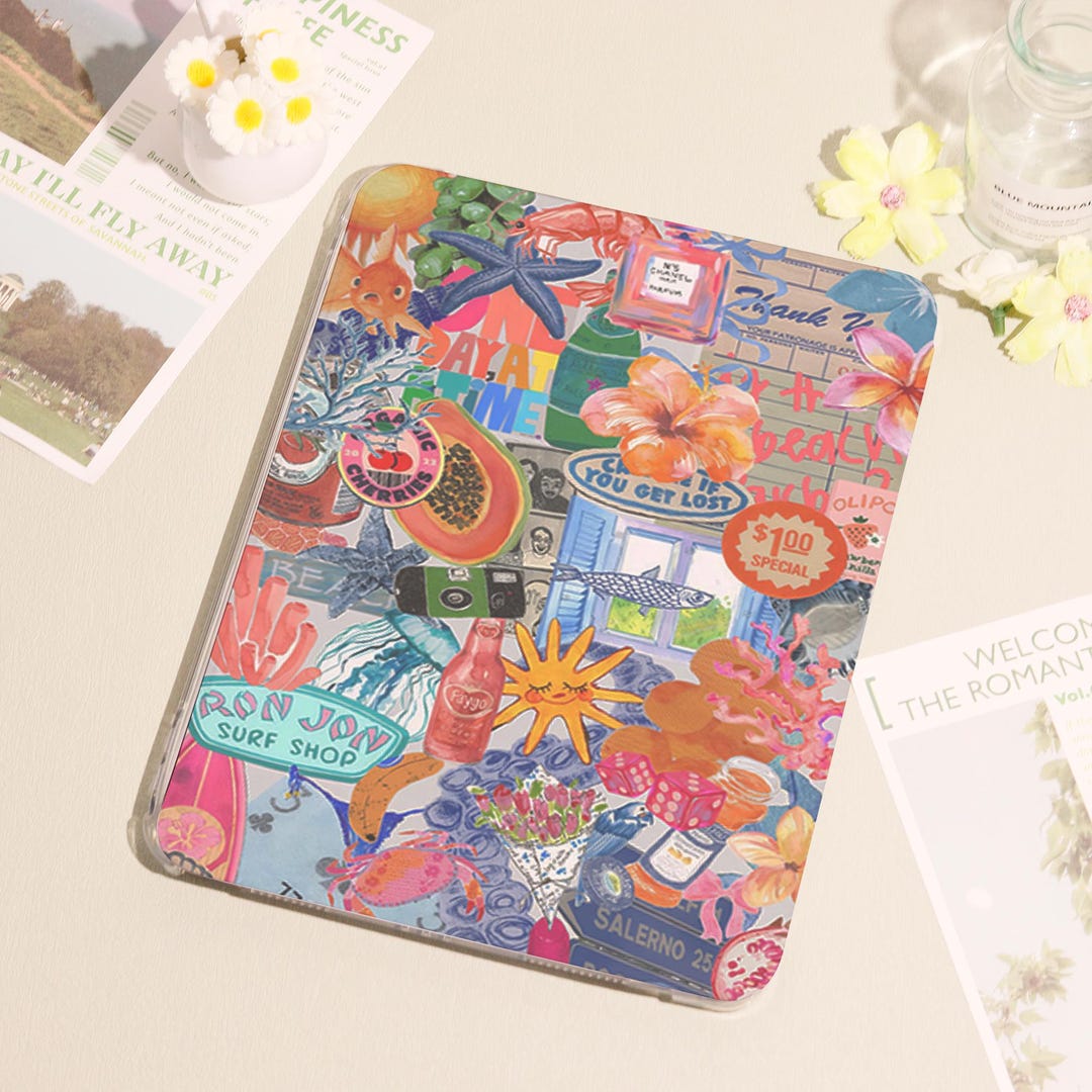 Colorful World,ipad Case With Pencil Holder for iPad 10.9" 10.2" 9.7 ...