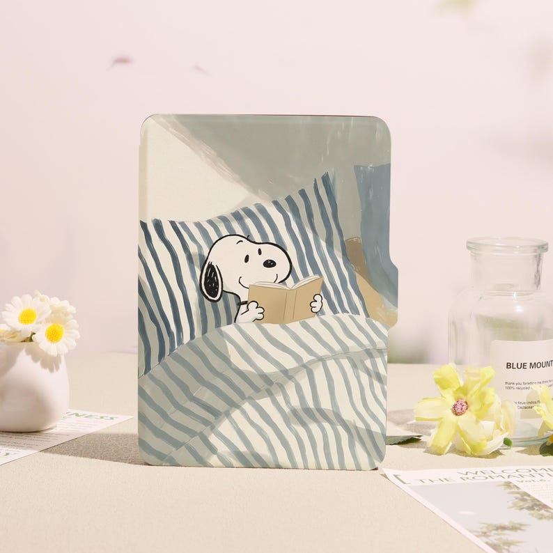 Snoopy Reading,kindle Case for Kindle Paperwhite 10/11/12th Kindle ...