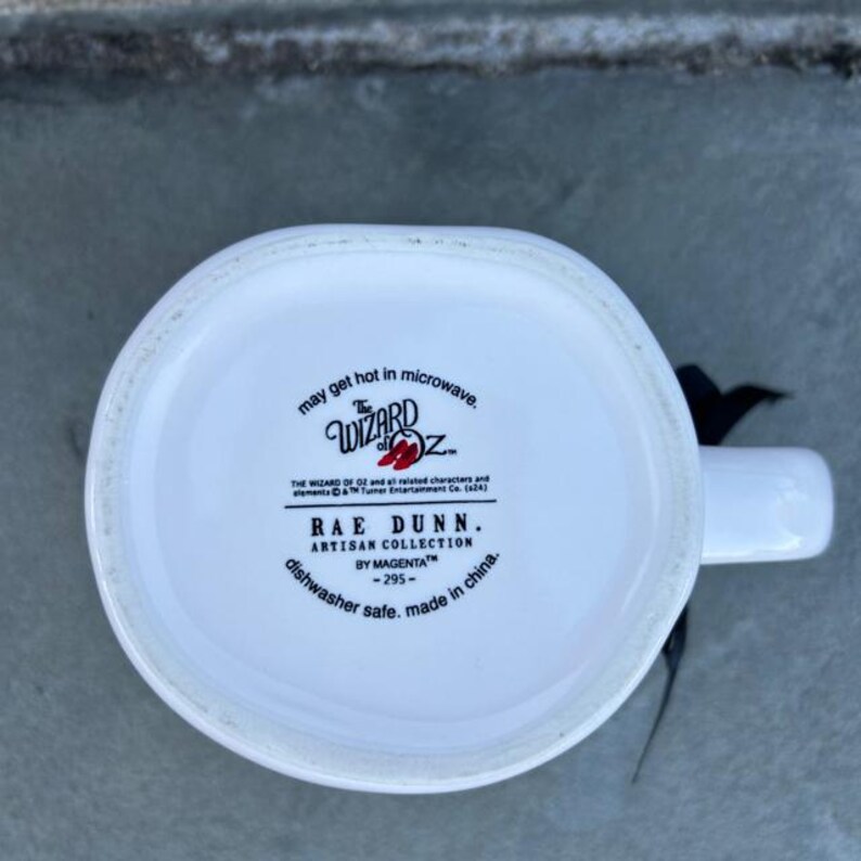 Rae Dunn Wizard of Oz Cowardly Lion Courage Double Sided Mug - Etsy