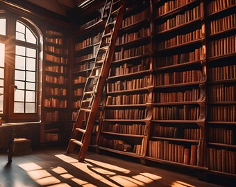 Library Image Set - 02 - Etsy