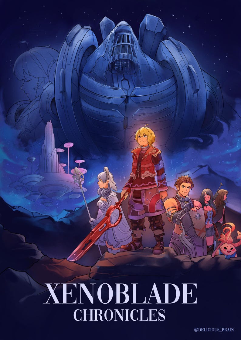 Xenoblade Chronicles Print - Etsy