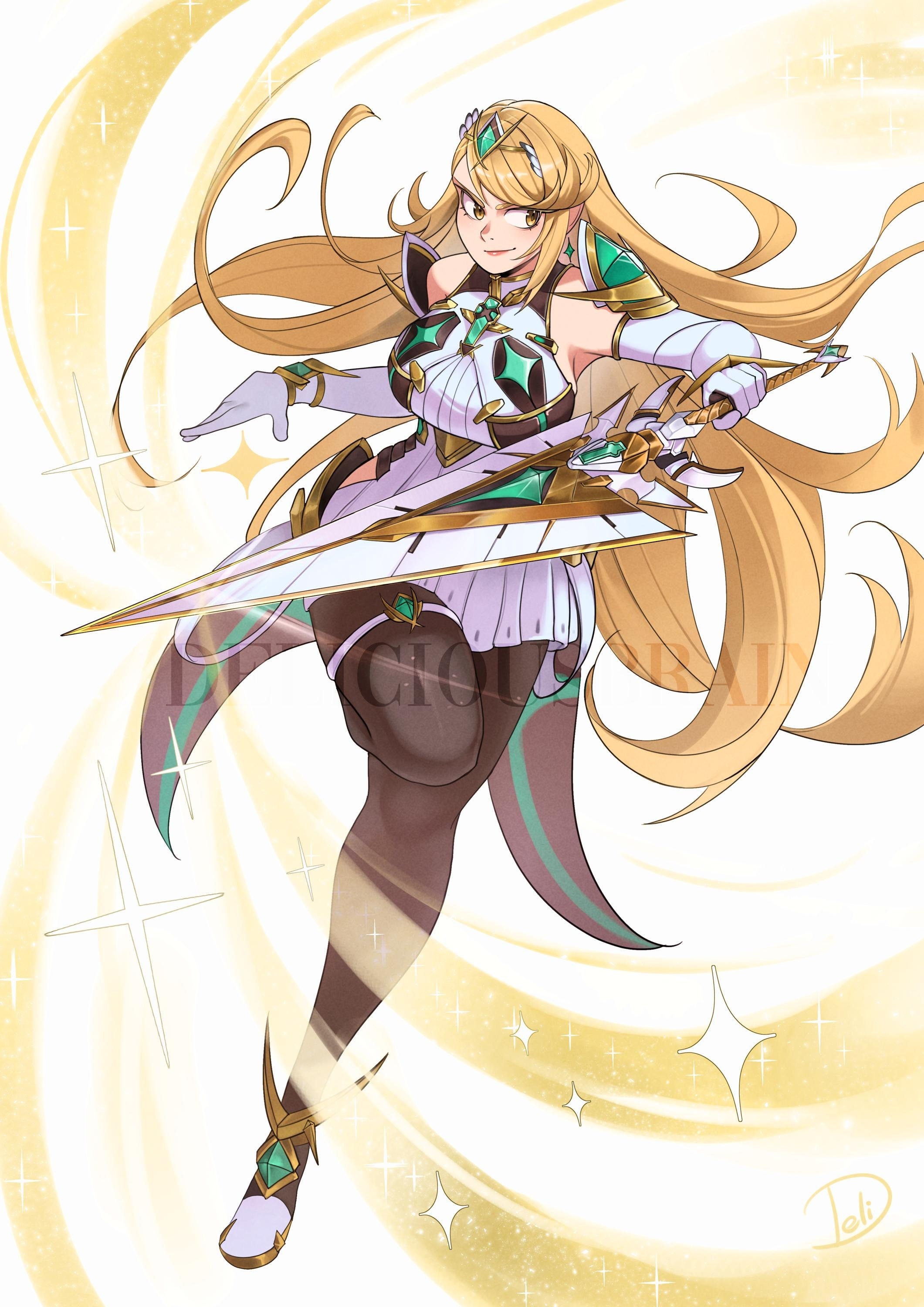 Pyra Mythra Print - Etsy