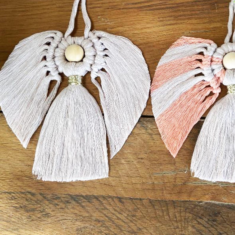 Macrame Angel DIY: Beginner Craft Pattern & Step by Step Tutorial Guide ...