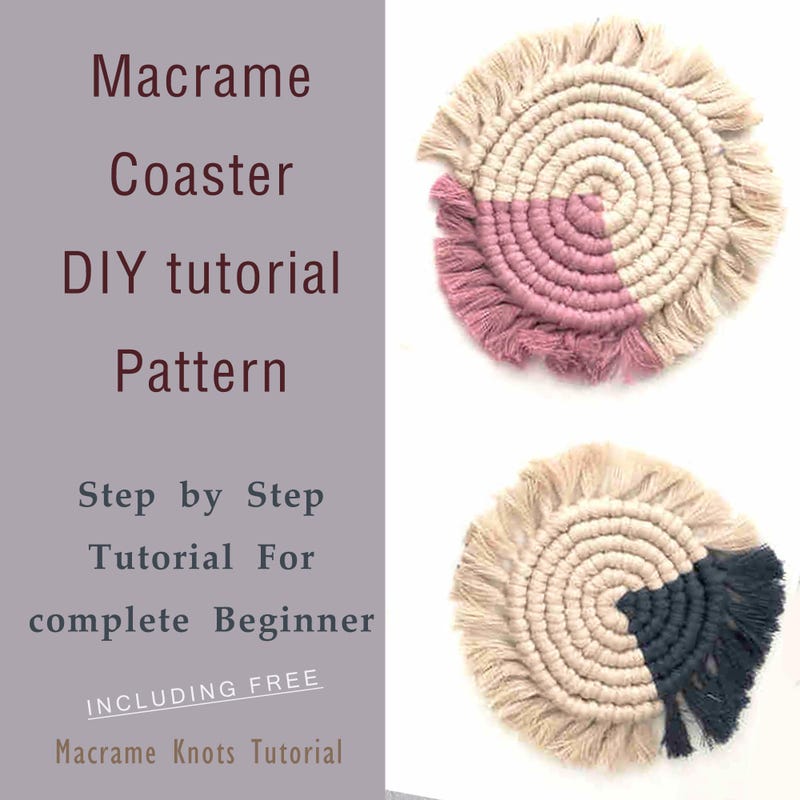 Macrame Coasters - Etsy