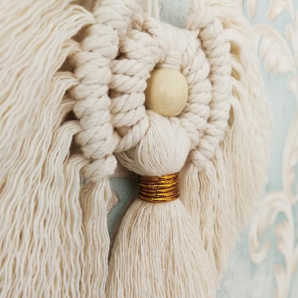 Macrame Angel DIY: Beginner Craft Pattern & Step by Step Tutorial Guide ...