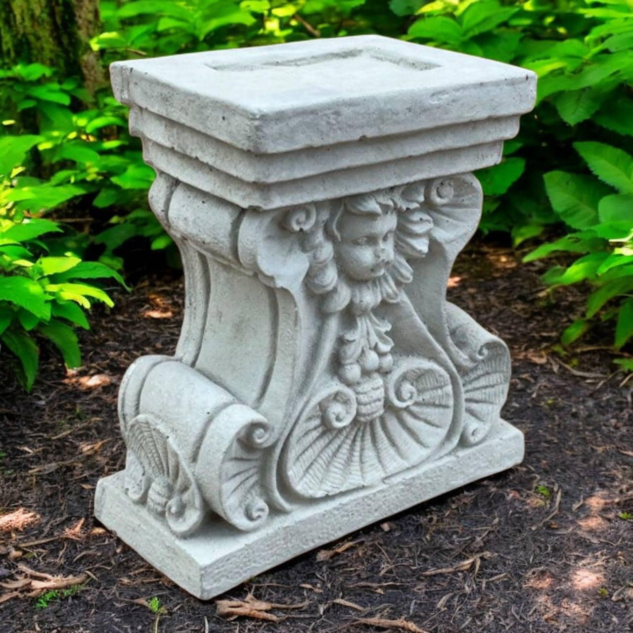 Outside Pedestal Statue / Lawn Beton Design / Stone Garden Ornament ...