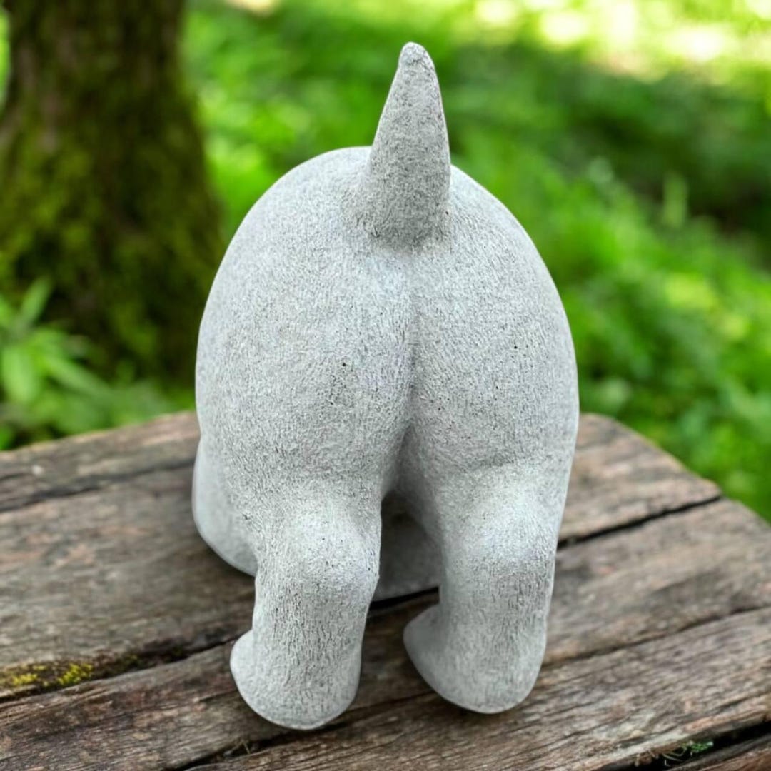 Garden Digging Dog / Lawn Animal Statue / Concrete Dog Ornament / Pet ...