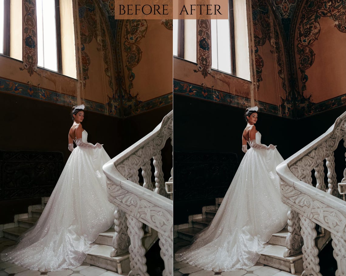 10 Wedding Pro Lightroom Mobile & Desktop Presets | Luxury Portrait ...