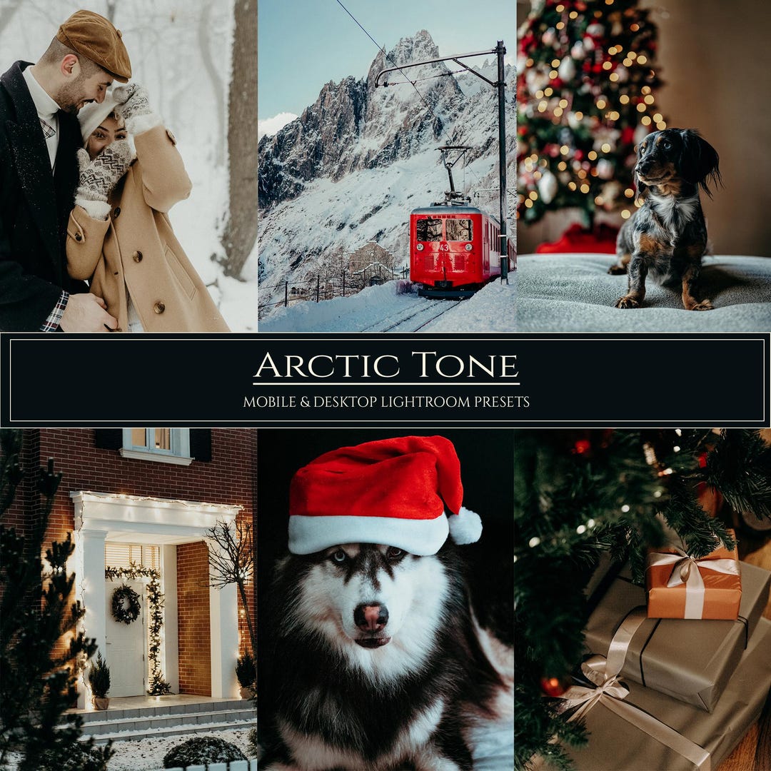 10 Arctic Tone Lightroom Mobile & Desktop Presets – December Christmas ...