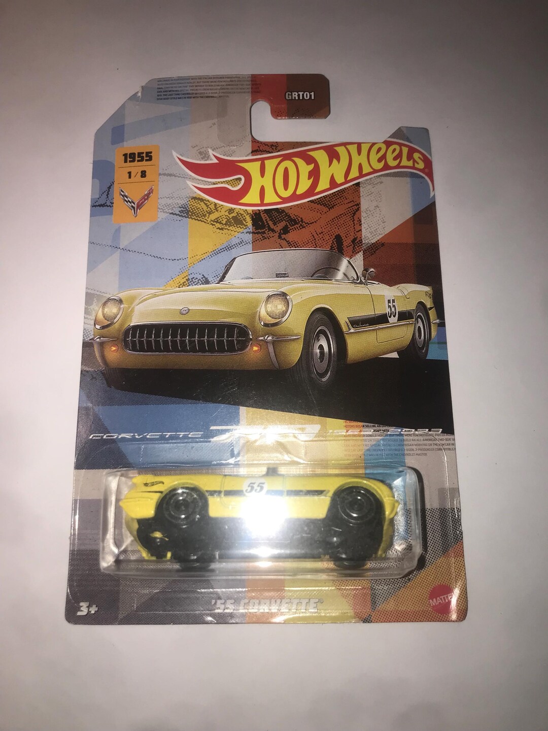 Hot Wheels 55 Corvette 1/8 1955 Sealed - Etsy