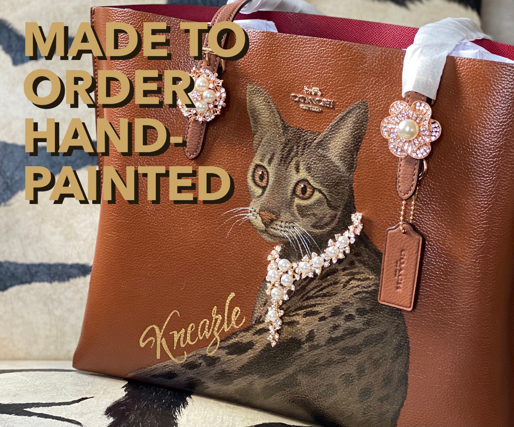 Personalized Hand-painted Luxury Items: Leather Jackets, Hand-painted ...