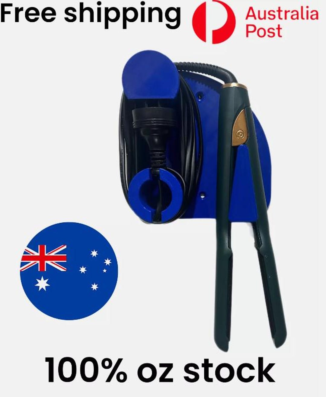 Hair Straightener Holder - Wall Mounted GHD Hair Straightener - Etsy