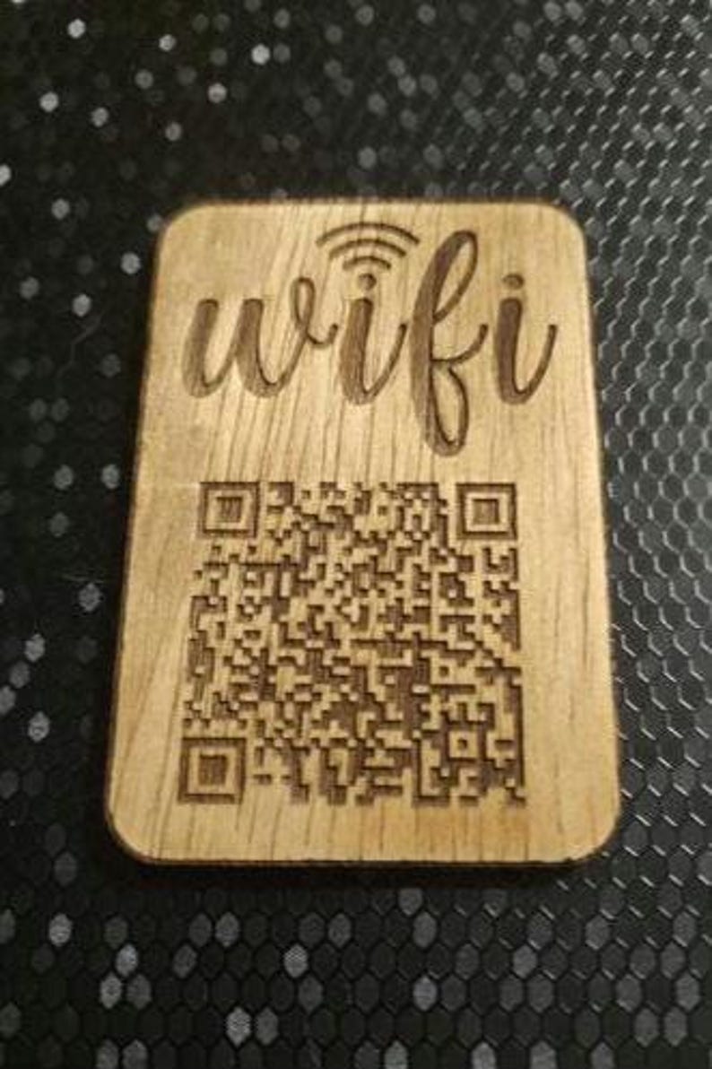 Laser Engraved QR Code - Etsy