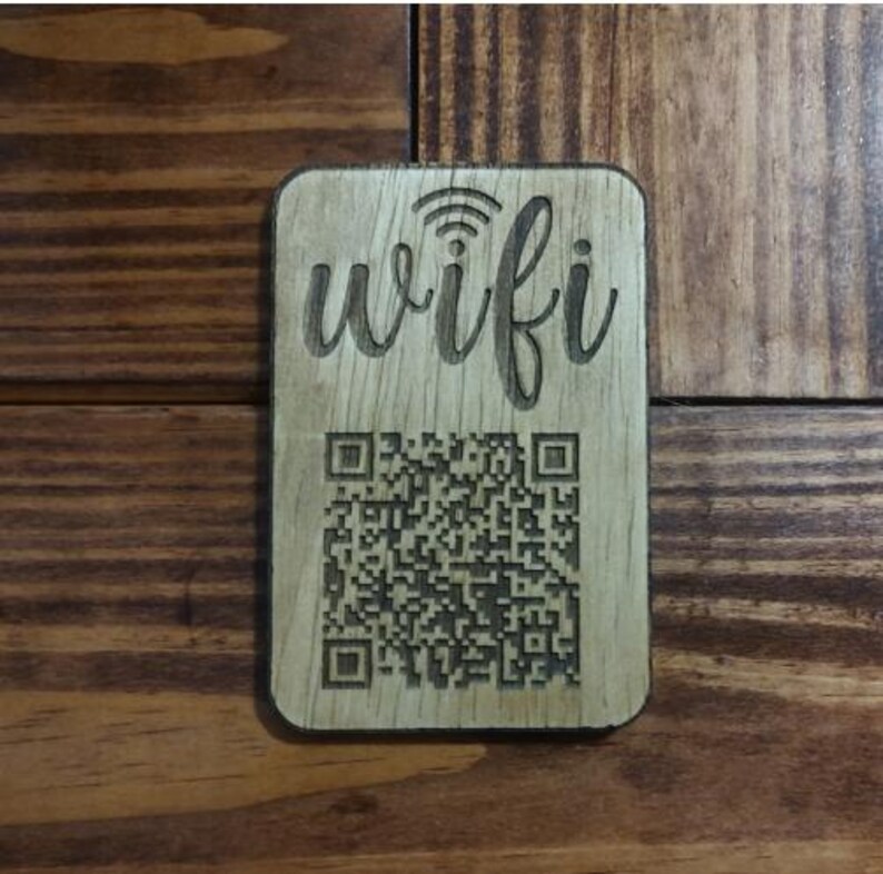 Laser Engraved QR Code - Etsy