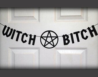 Witch banner | Etsy