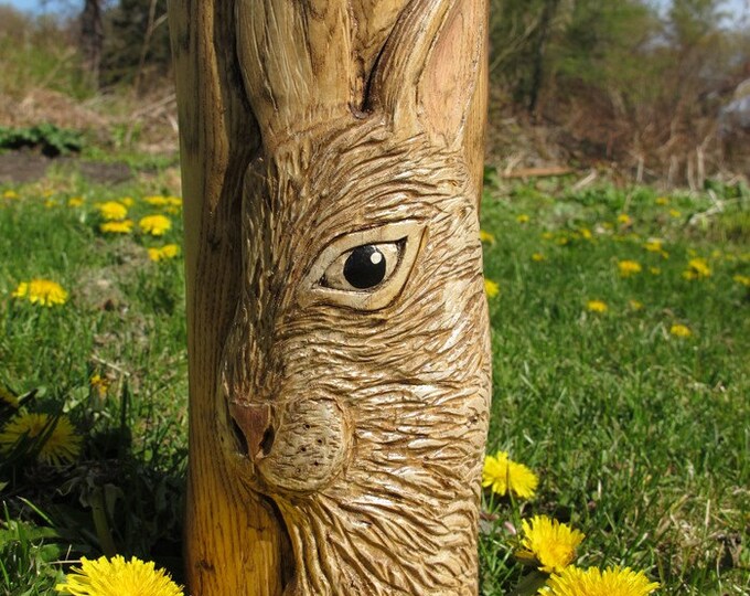 Rabbit Wood Spirit Carving Animals Series - Etsy