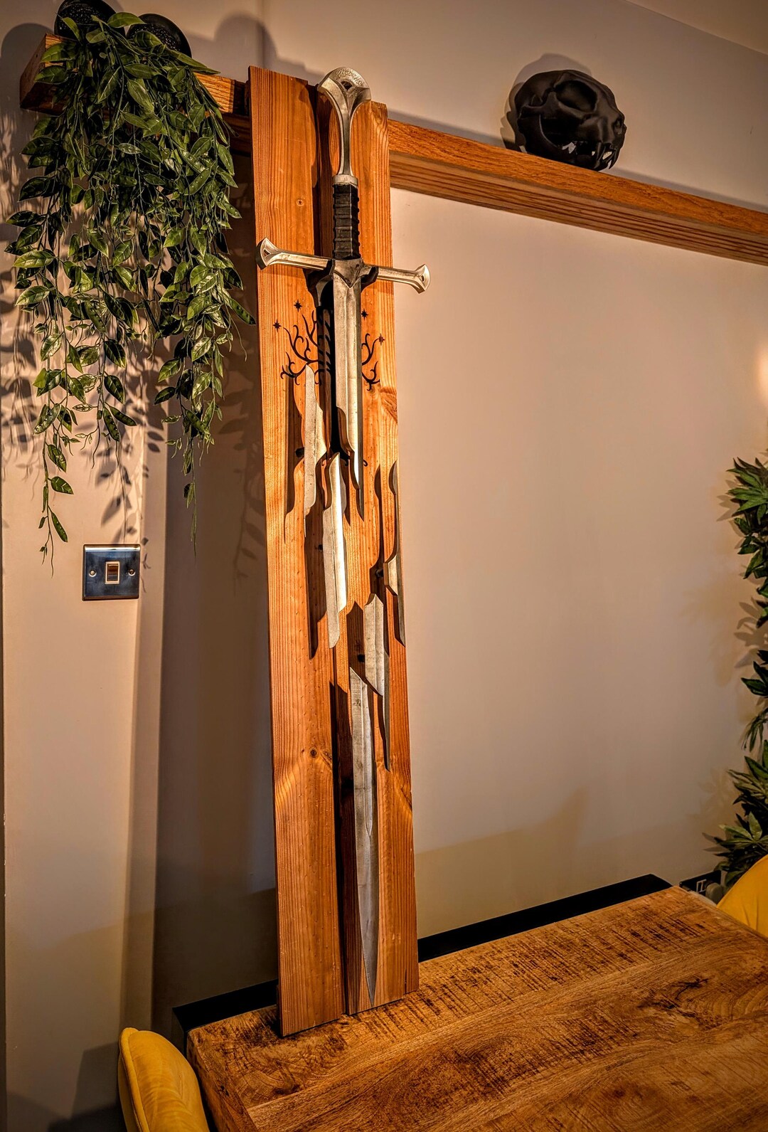 Shards of Narsil Wall Display - 3D Printed Lord of the Rings Sword With ...